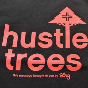 Shirts Lrg Hustle Trees Lifted Research Group Mens Red Graphic Black